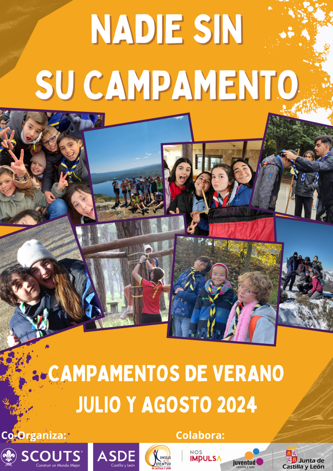 Nadie sin su campamento 2024 - ASDE- Exploradores de Castilla y León
